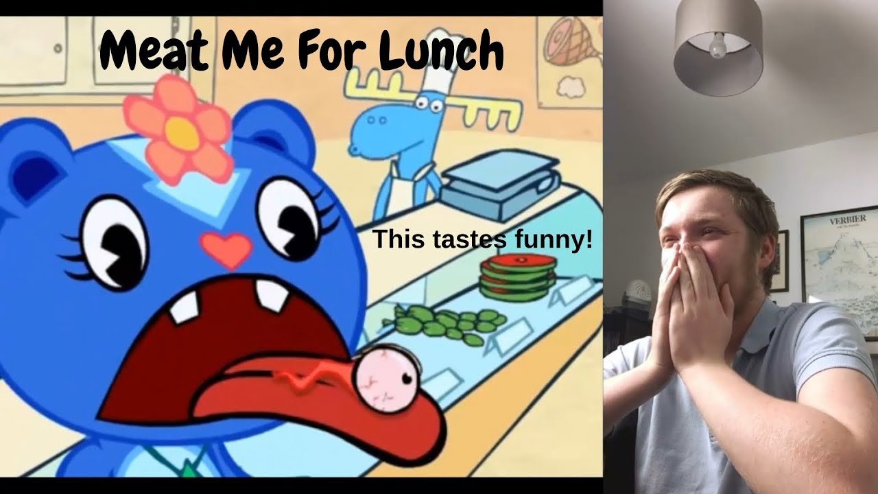 HAPPY TREE FRIENDS - Meat Me For Lunch Reaction - YouTube