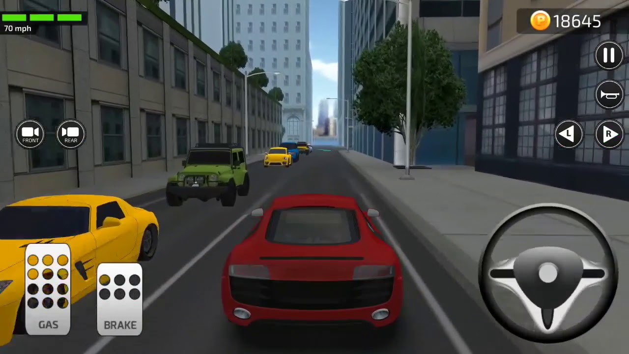 AUDI R8!!! City Driving Parking Frenzy Gameplay (Realistic Driving ...