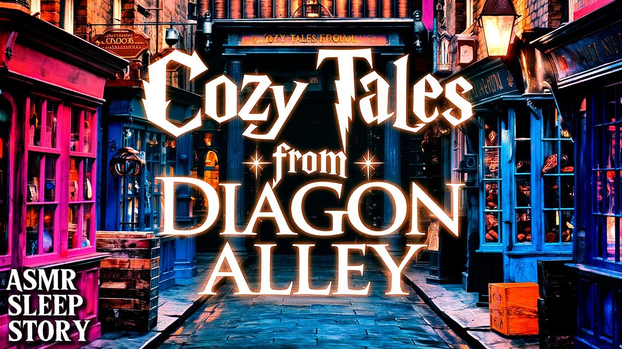 Cozy Tales from Diagon Alley | Hogwarts ASMR Sleep Story with Ambience ...