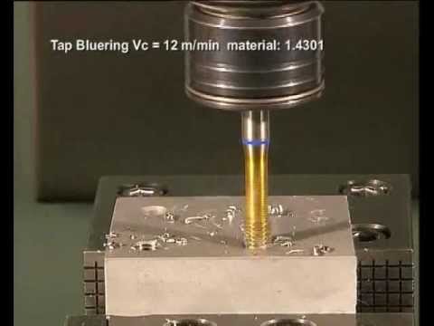 Guhring Taps with Blue Ring - YouTube