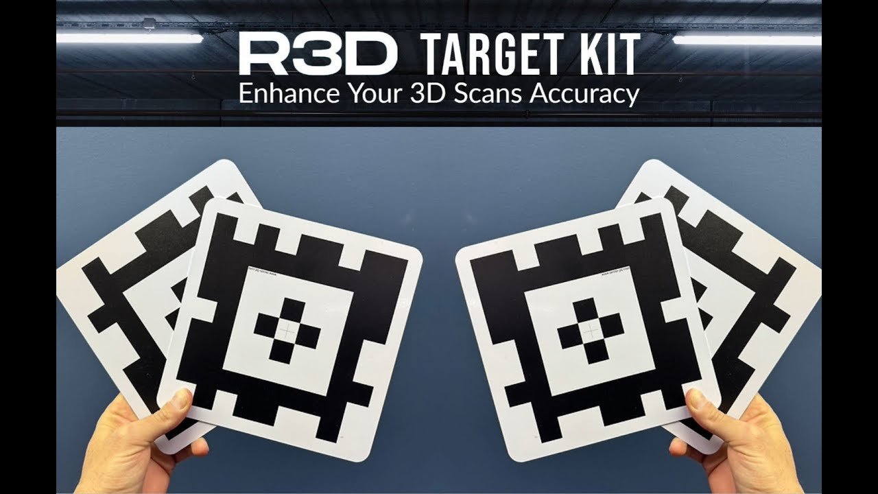 ENHANCE YOUR 3D SCANS ACCURACY | R3D ALUMINUM TARGET KIT | 3D SCANNER ...