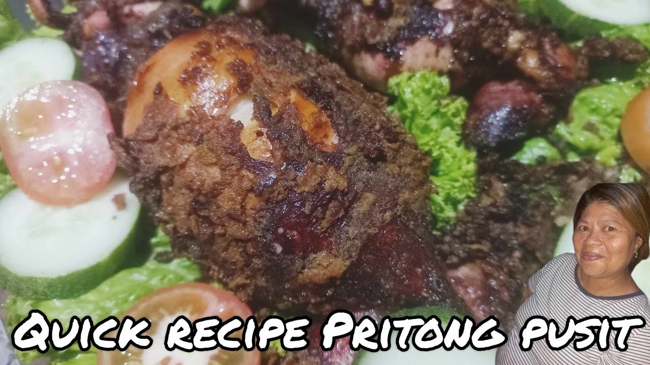 pritong pusit quick recipe - YouTube