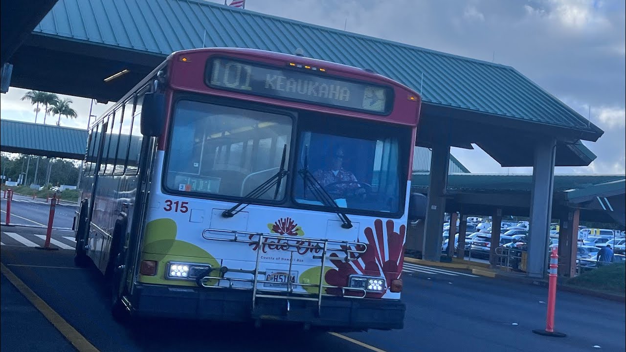 Hawaii Hele-On Bus #315 Route 101 - YouTube