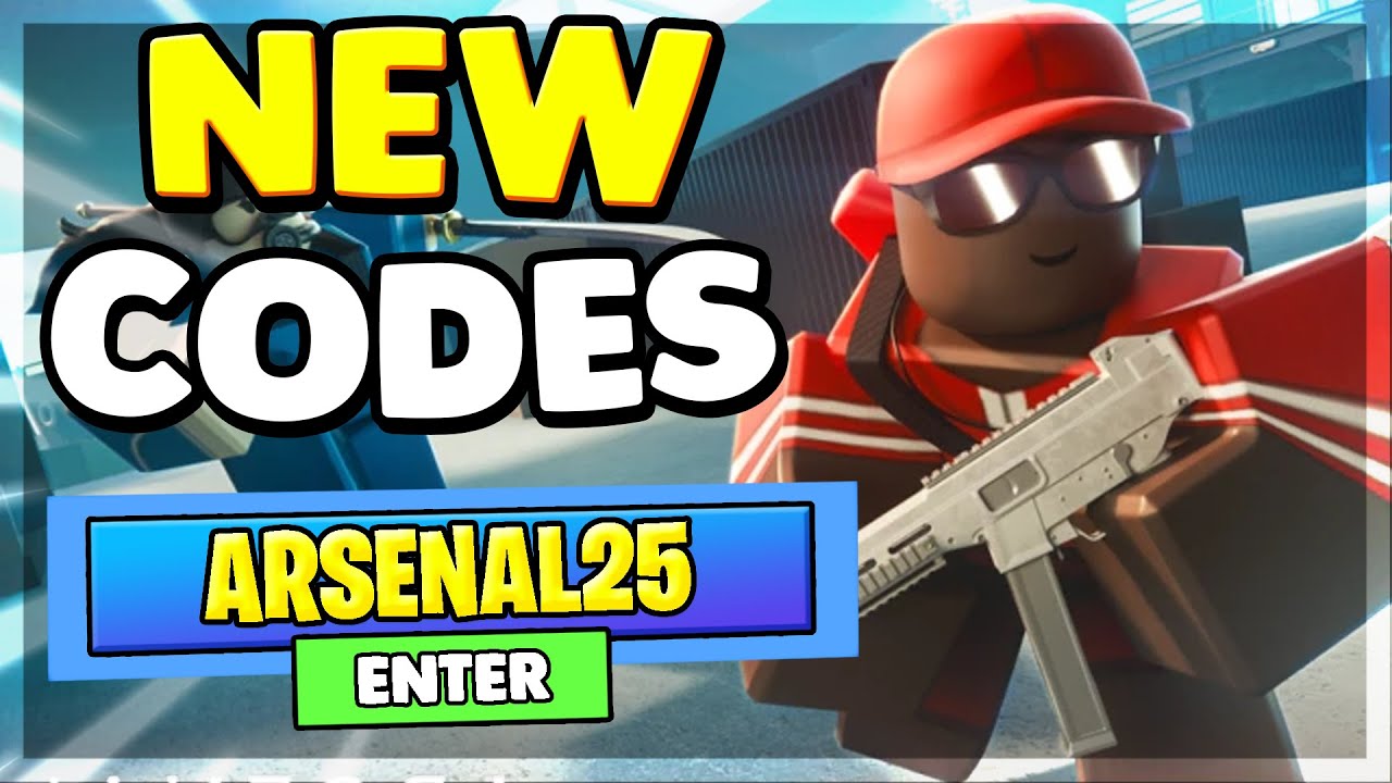 MUST ENTER!! NEW ARSENAL CODES ON ROBLOX! Roblox Arsenal Codes 2025 ...