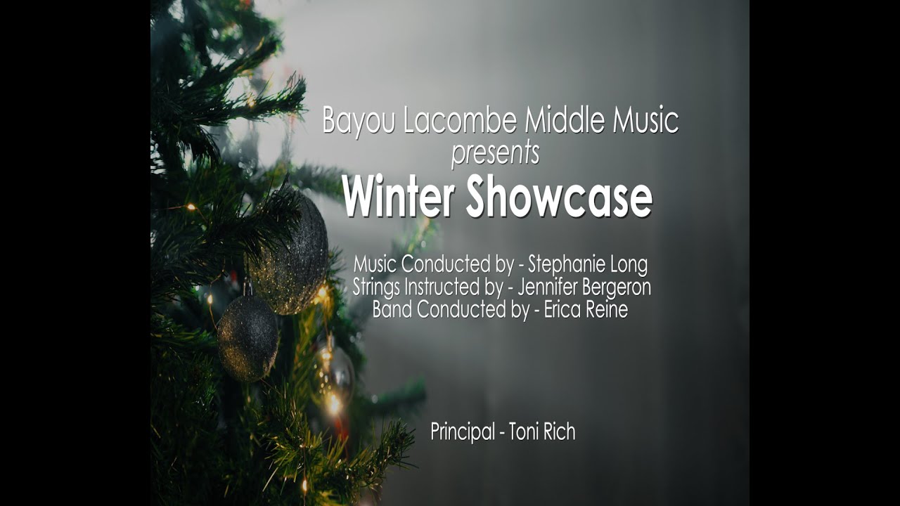 Bayou Lacombe Middle School Winter Showcase - YouTube