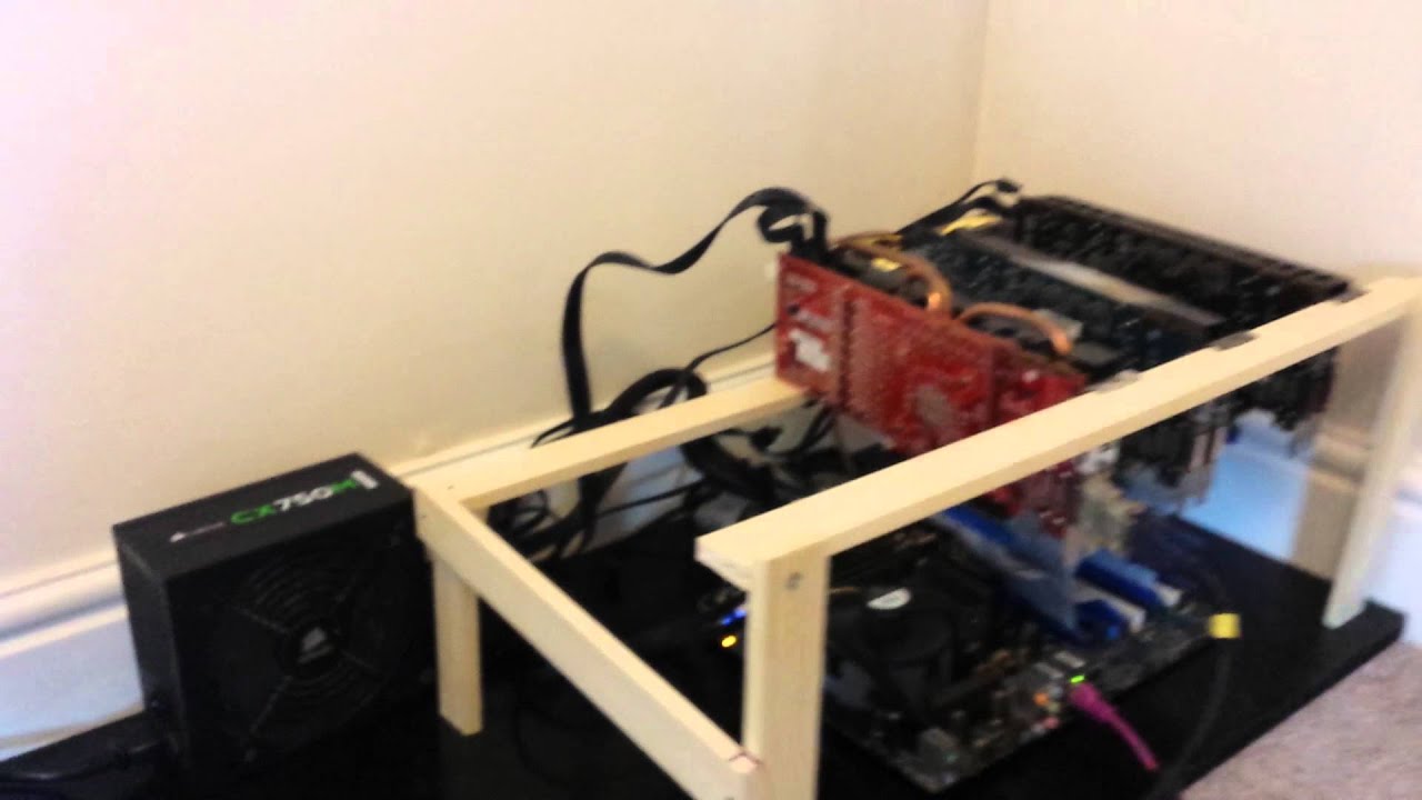 Modi's Litecoin Mining Rig - Homemade Hashing! Build Phase 2 - YouTube