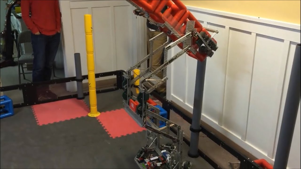 10Q VEX Skyrise Lifting Four Cubes - YouTube