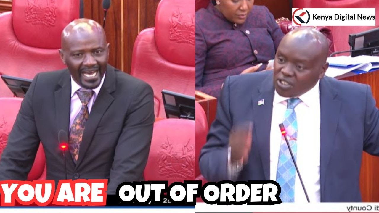 Angry Sen. Joe Nyutu Clashes with Sen. Cherargei Over Selective ...