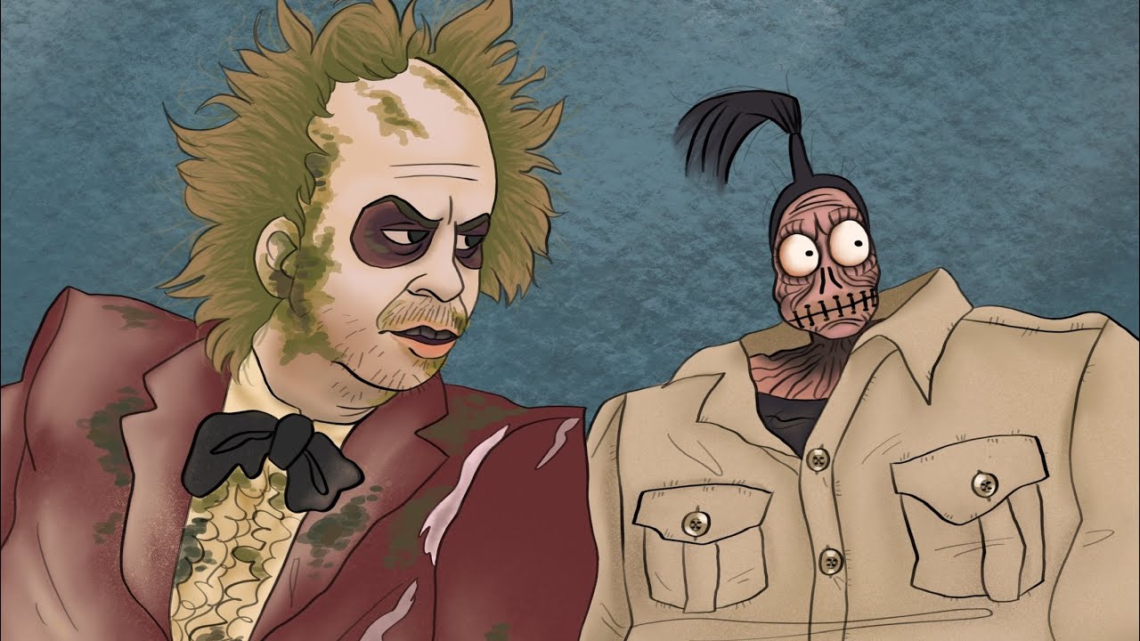 Beetlejuice Speed Paint Time-Lapse - YouTube