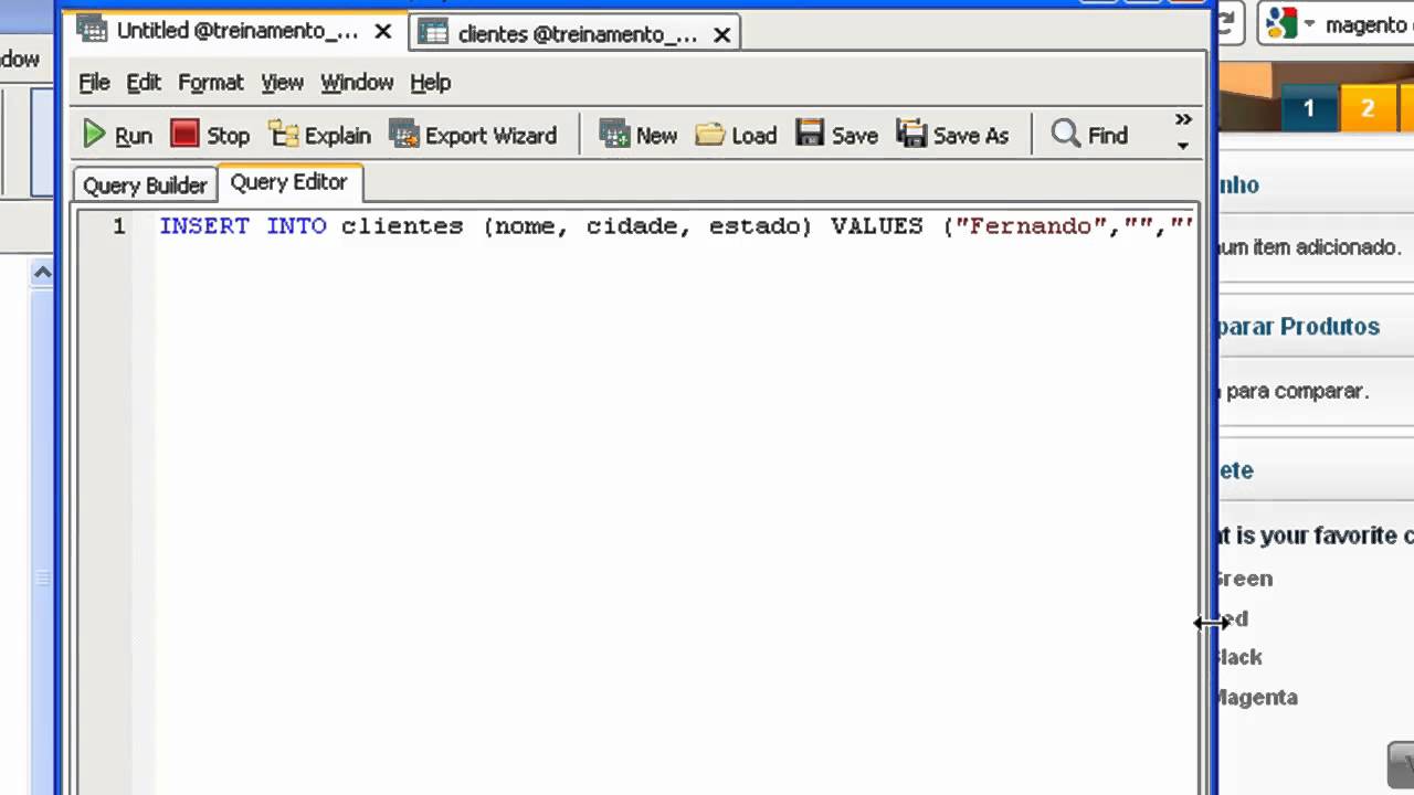 Curso De Mysql Insert Update E Delete Youtube