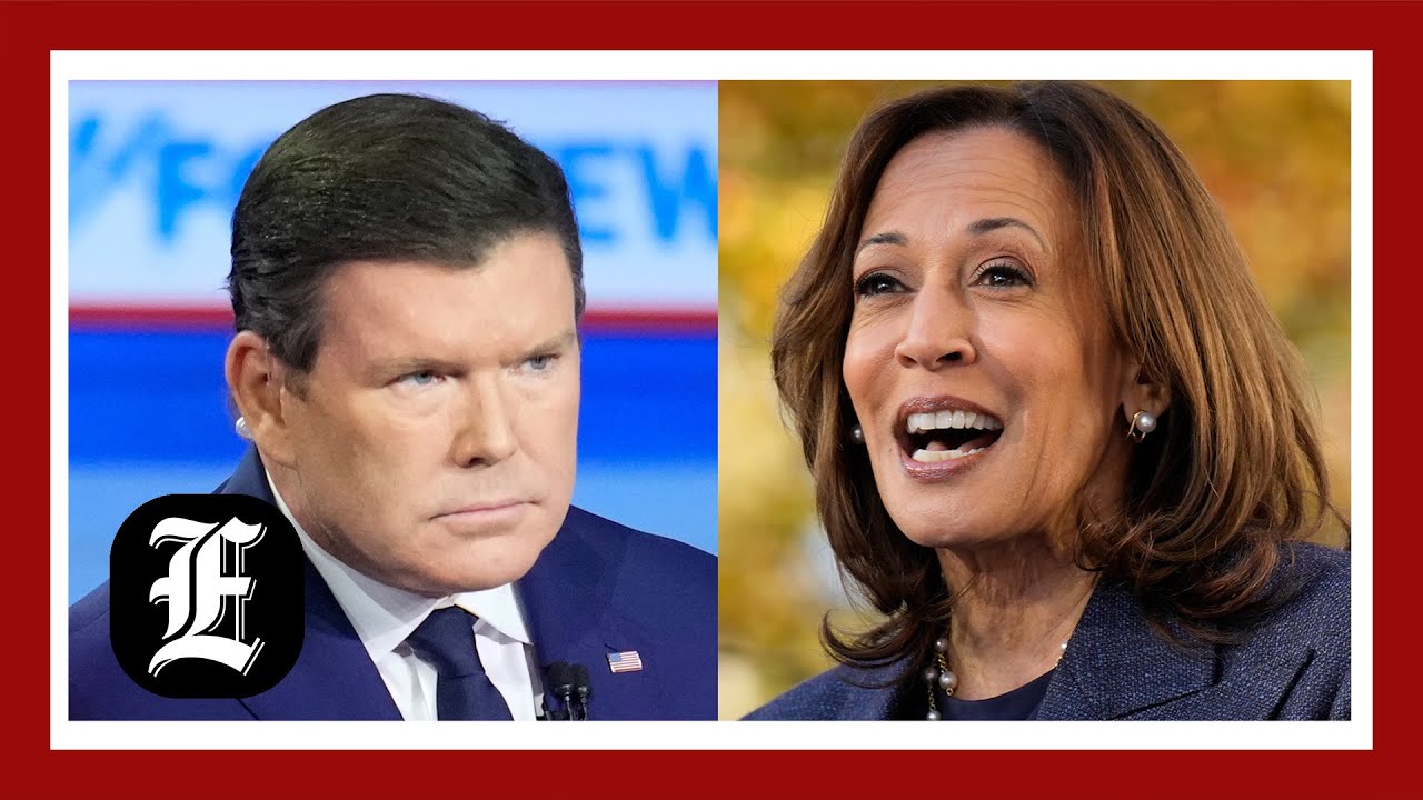 Harris tries to disrupt Baier with late appearance for confrontational ...