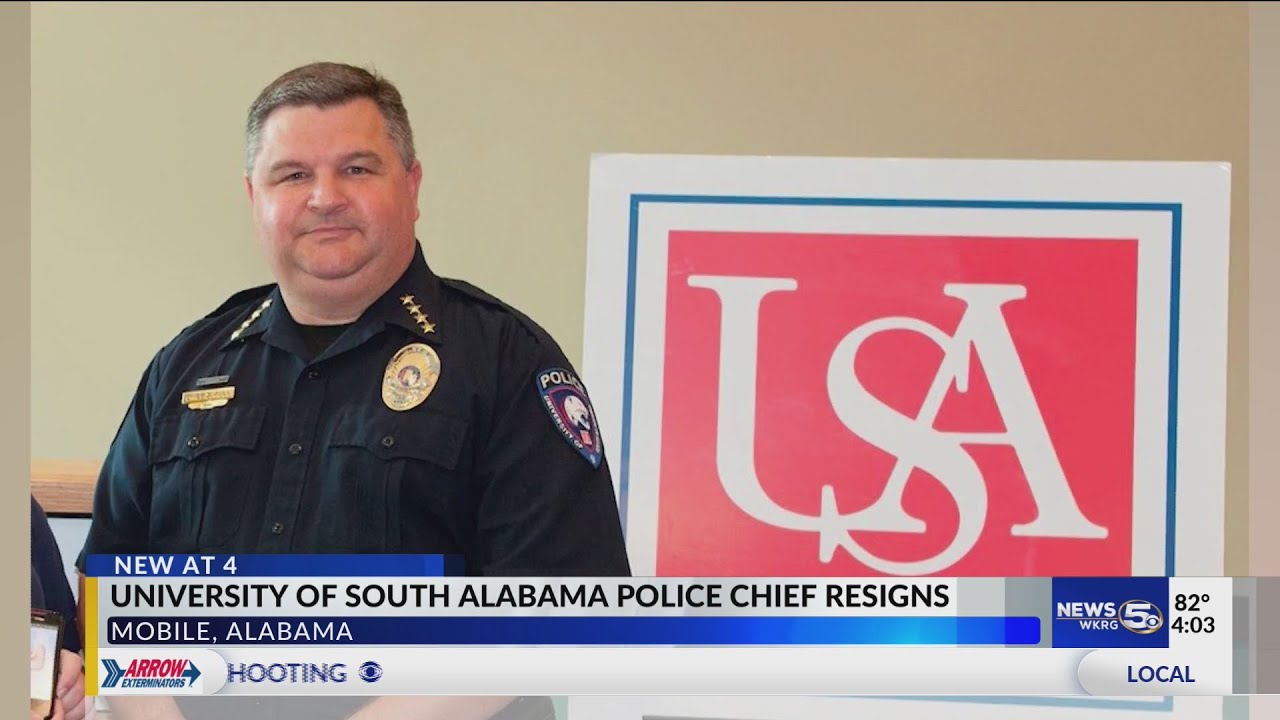University of South Alabama police chief resigns - YouTube