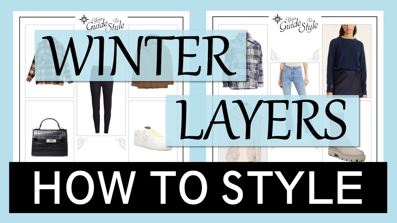 How To Style Winter Layers - YouTube