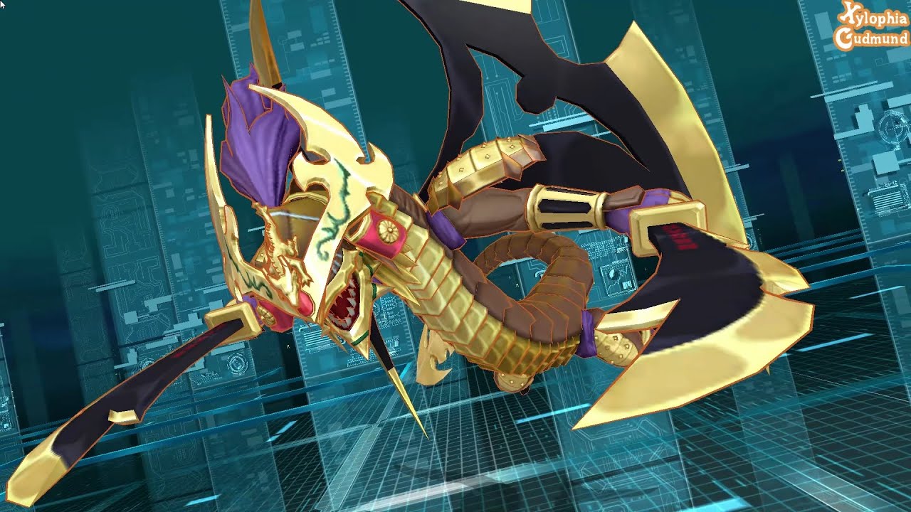 『Xylophia Gudmund』 Ryudamon Ginryumon Hisyaryumon Ouryumon Evolution ...