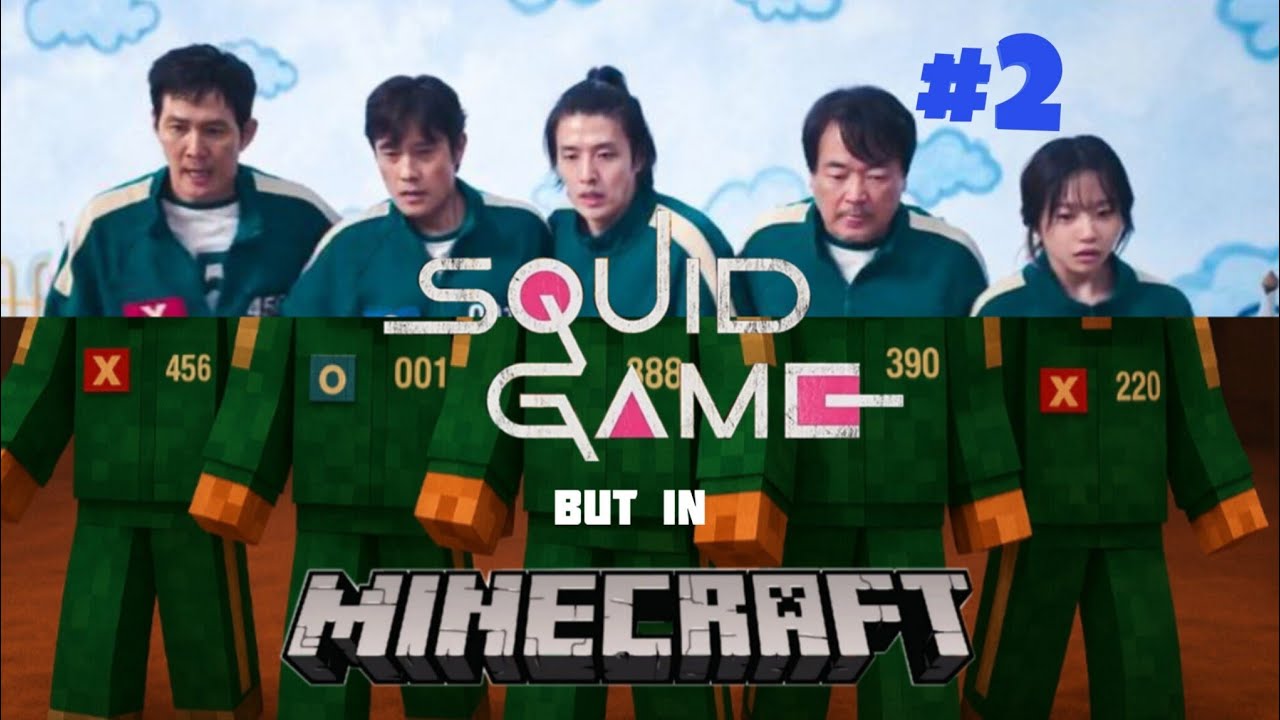 The Most INSANE Squid game Challenge in Minecraft (6-Legged Race ...