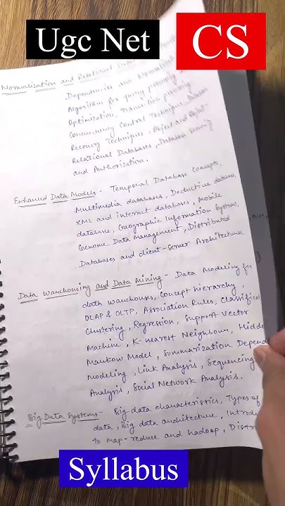 ugc net computer science syllabus | ugc net computer science | computer science ugc net #ugcnet ...
