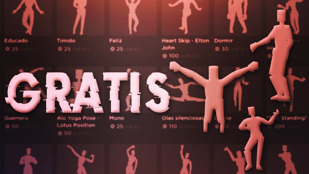 🕺 3 NUEVOS EMOTES *GRATIS* EN ROBLOX! - YouTube