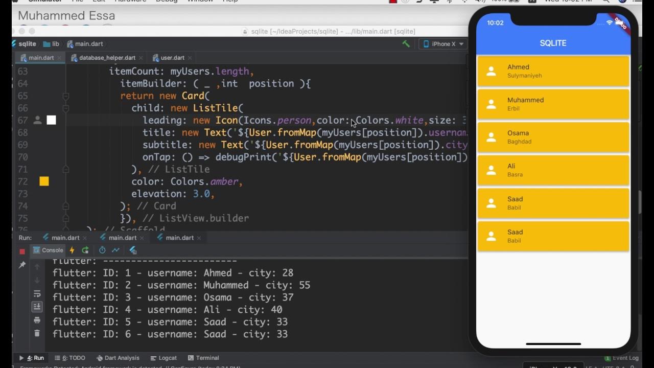 38 Flutter SQLite Listview data - YouTube