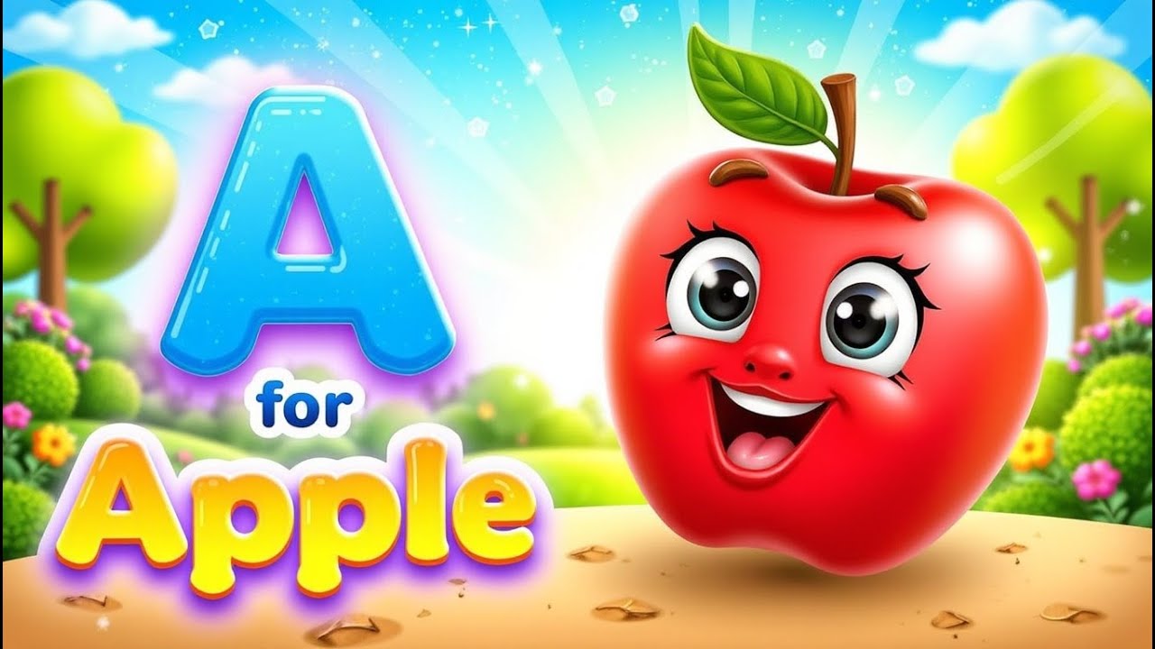 ABC Phonics A–Z Song for Kids | Apple to Zebra | Learn English Alphabet ...