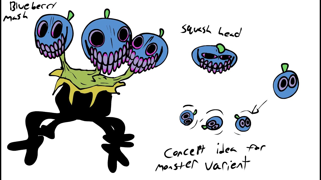 Friday Night Funkin' Monster Custom Sprites - For Fun - YouTube