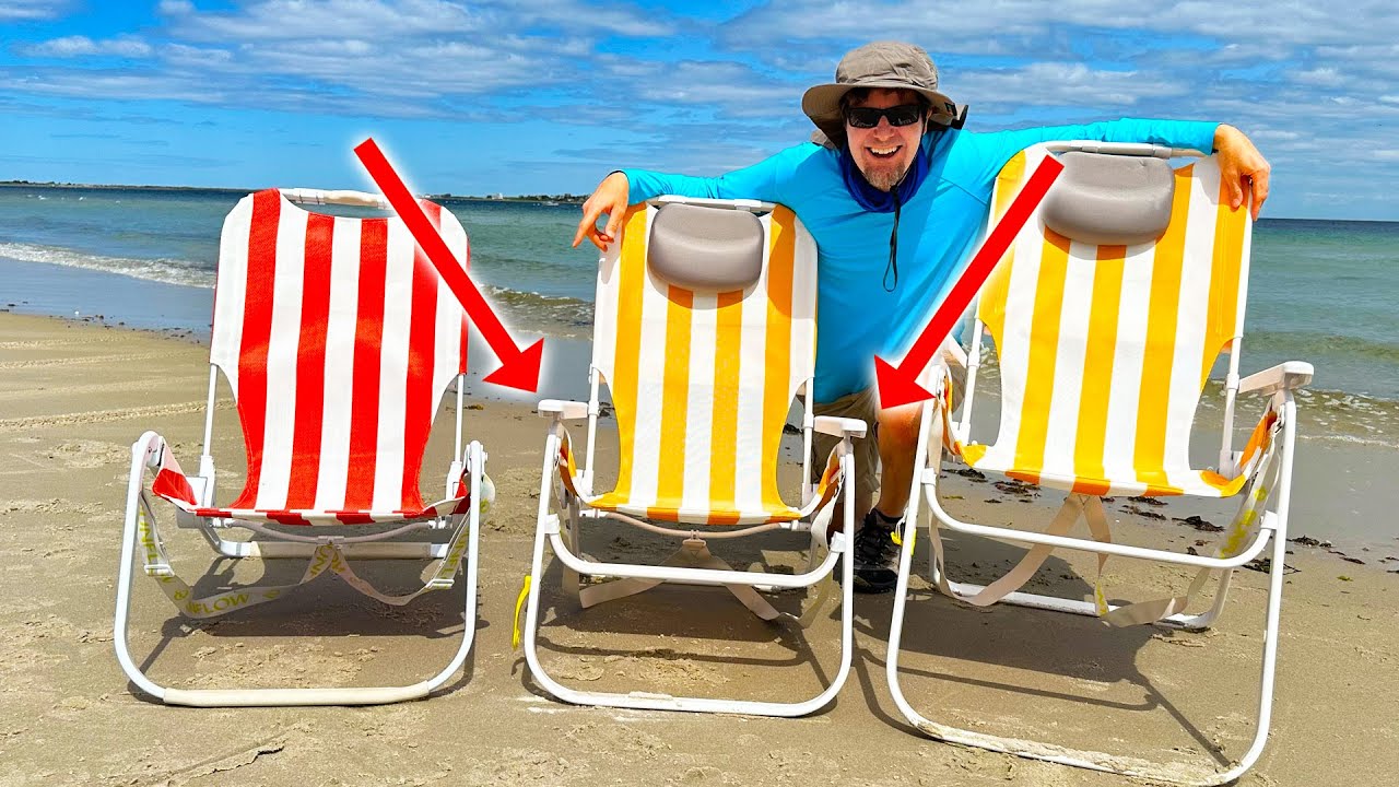 New SUNFLOW (Shark Tank) Beach Chair Review - YouTube