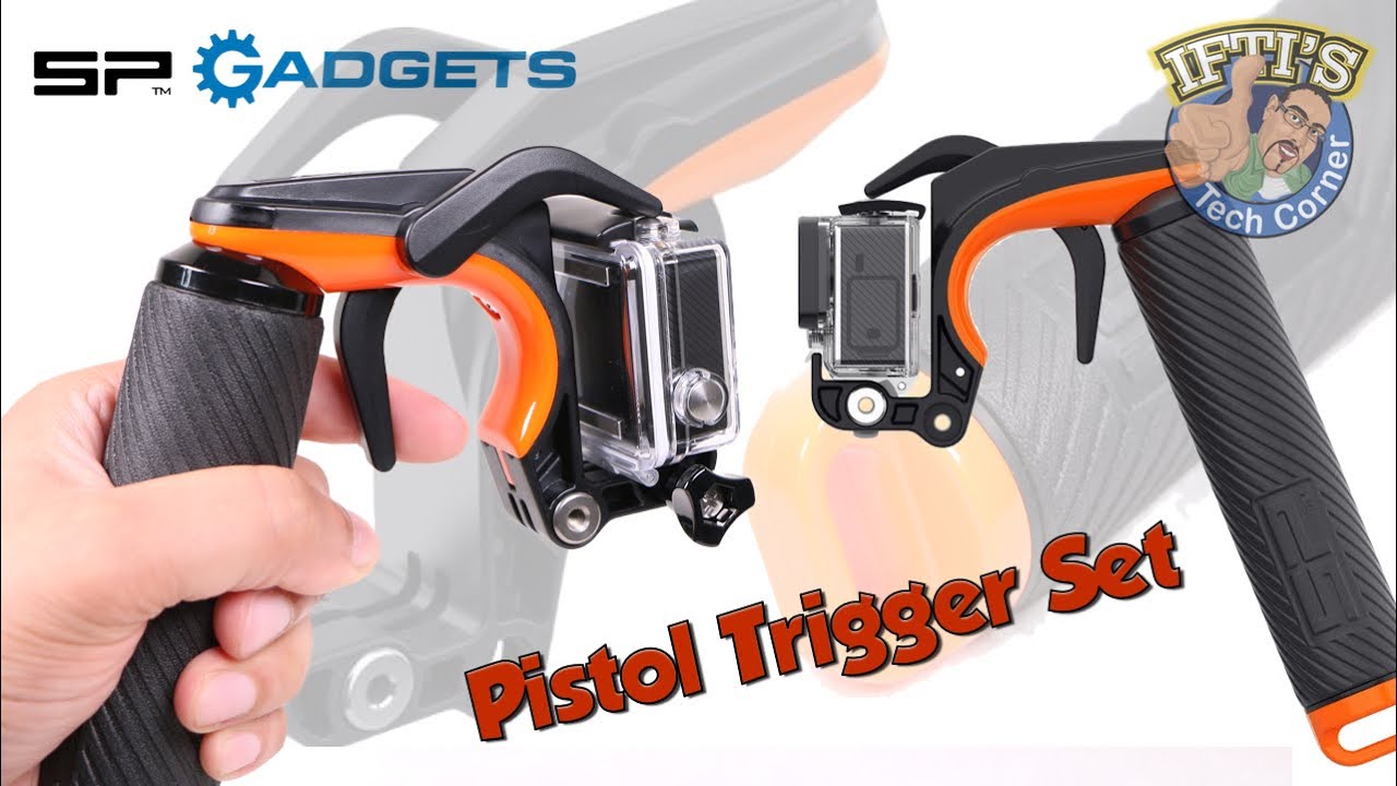 SP Gadgets Pistol Trigger Handgrip for GoPro Hero 3 3+ 4 : REVIEW - YouTube