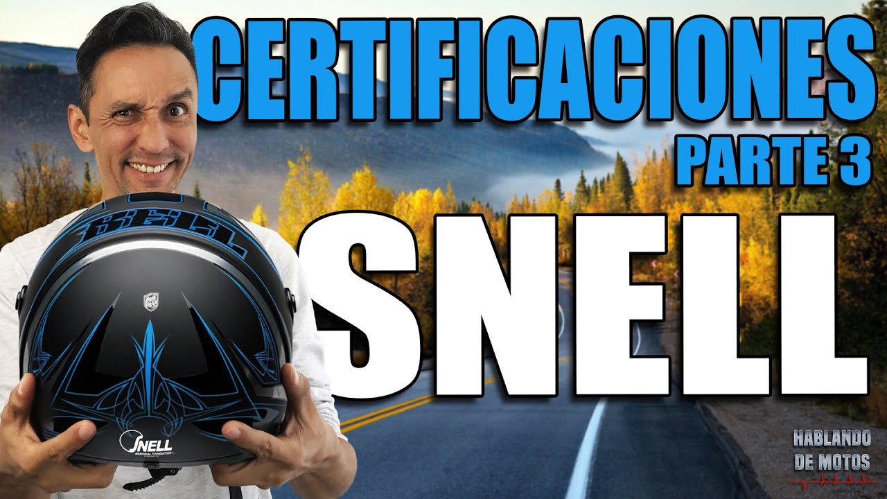 Certificación SNELL - 🏍 Las Certificaciones de los Cascos - YouTube