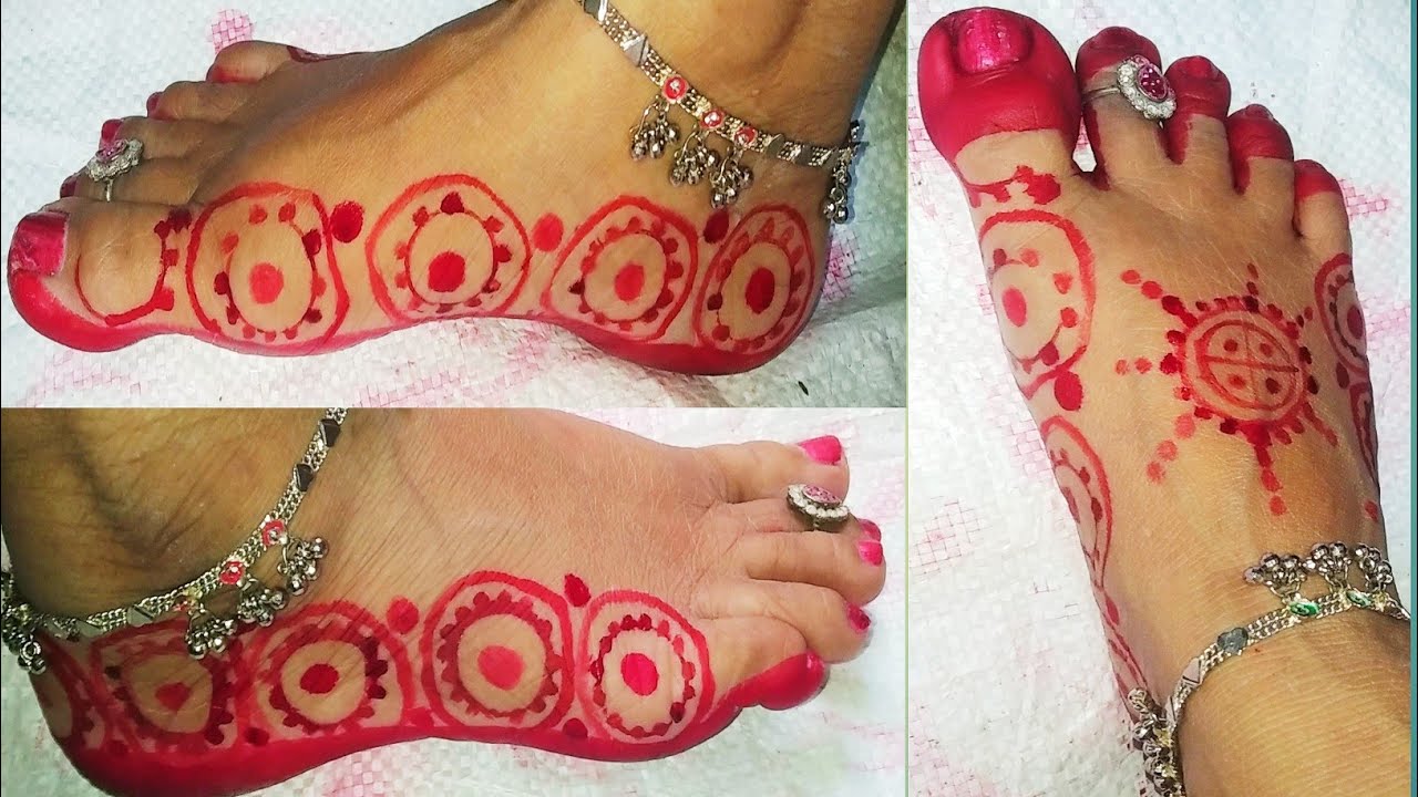 New khubsurat Alta mahawar design 👌👌 - YouTube
