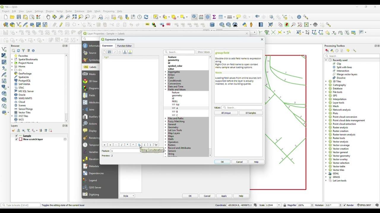 Multiple labeling in QGIS II Multiple labels for one layer in QGIS II Multi-line Labels in QGIS ...