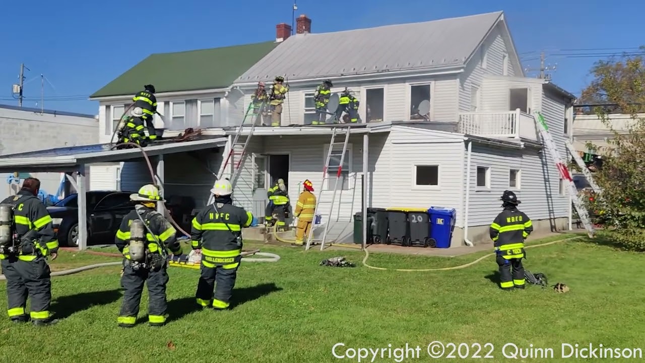 On Scene at a Working Fire - Robesonia, PA - YouTube
