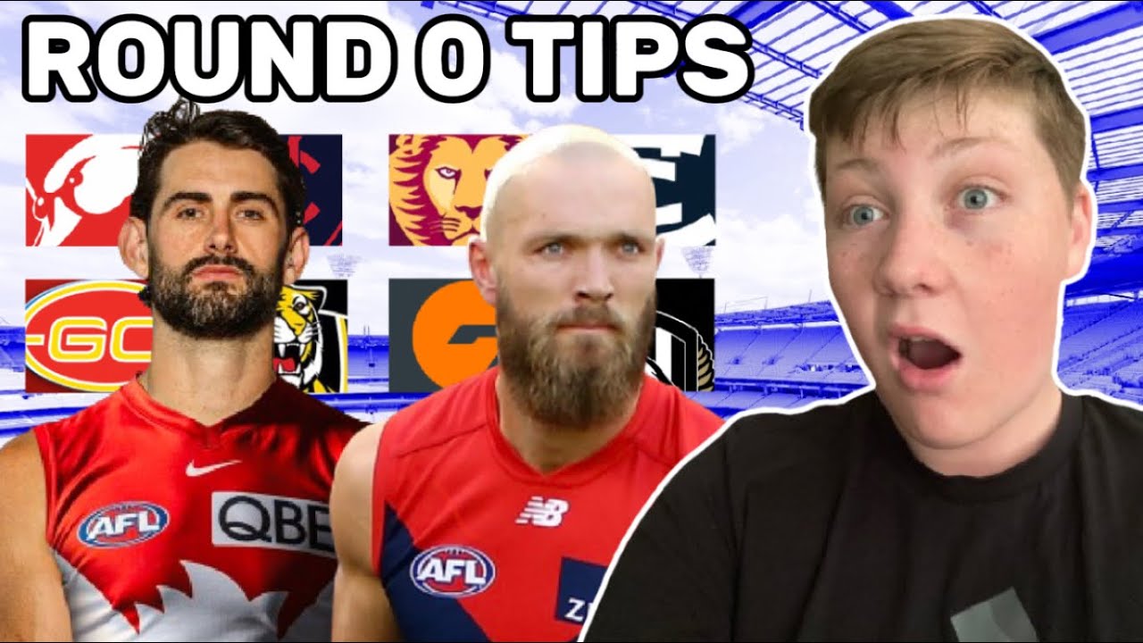ROUND 0 AFL TIPS 2024 - YouTube