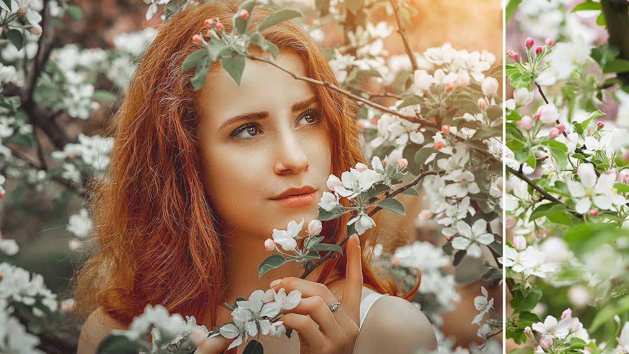 Photoshop Tutorial : How To Retouch and Color Grade Outdoor Portrait ...