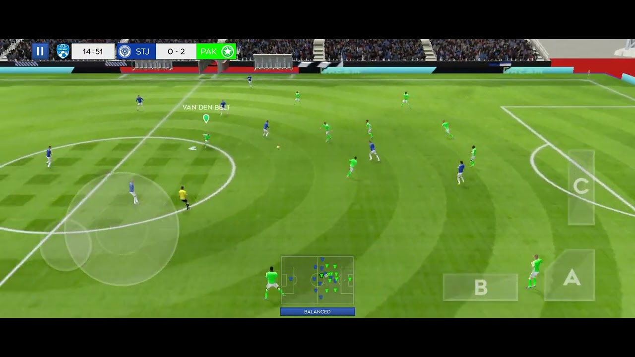 dls football game expensive match - YouTube