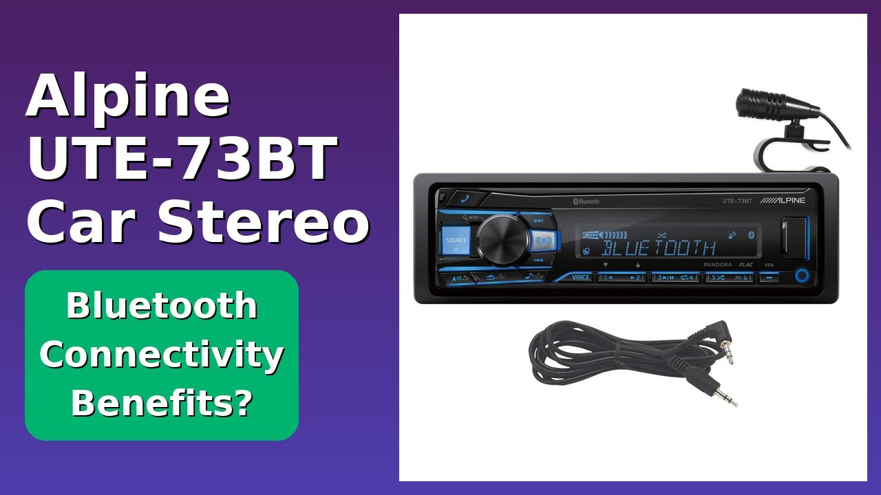 REVIEW (2026): Alpine UTE-73BT Car Stereo. Features. - YouTube