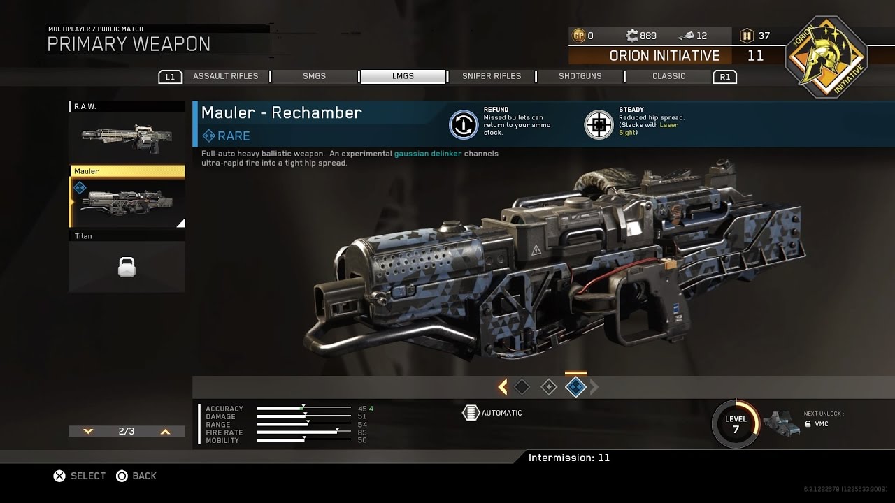 Mauler Rechamber Variant Review! - (Call of Duty Infinite Warfare ...