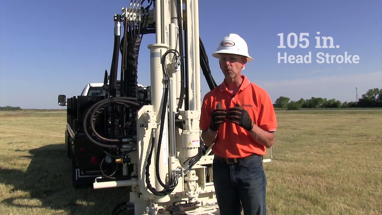 Geoprobe® 3100GT Geotechnical Drill Rig Features - Drill Mast - YouTube