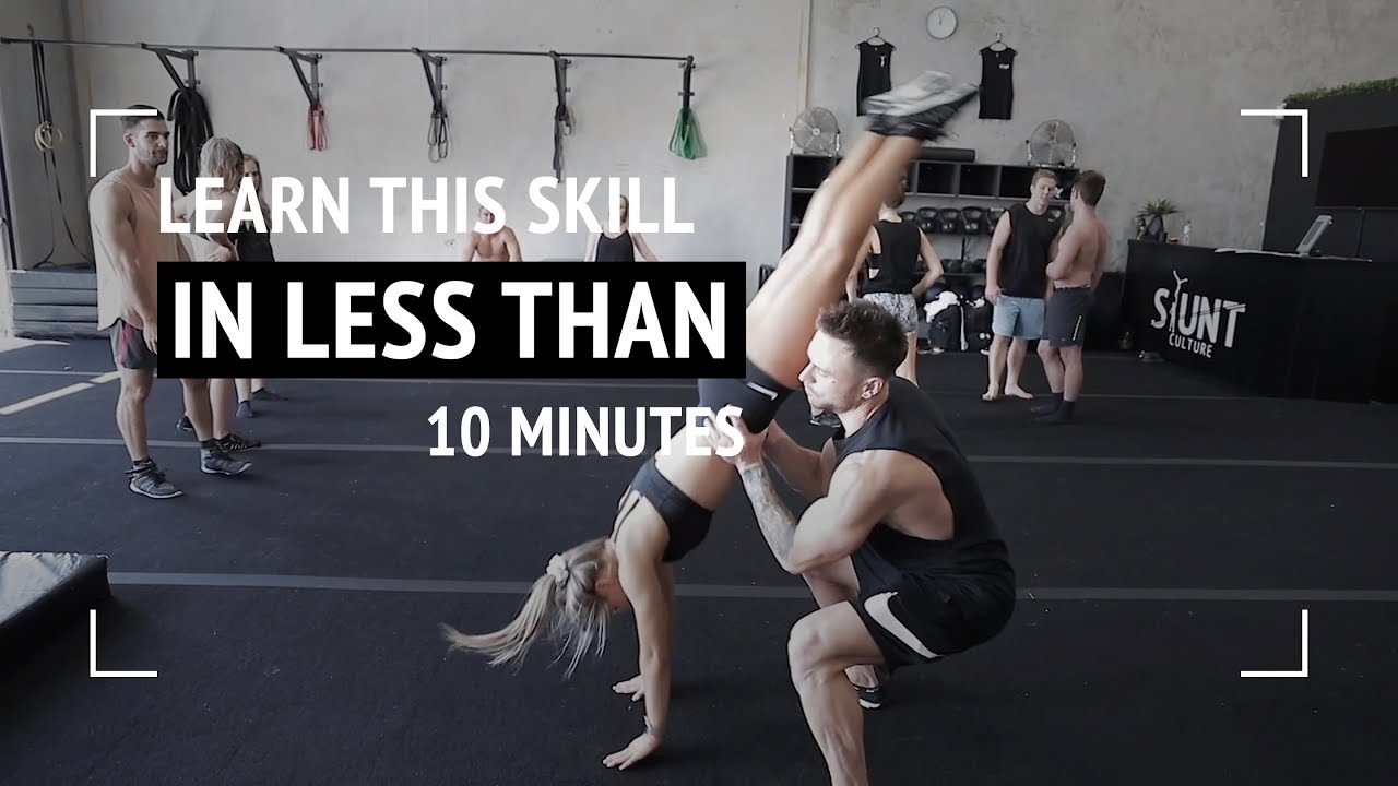 Back Handspring Up | Partner Stunt Tutorial - YouTube