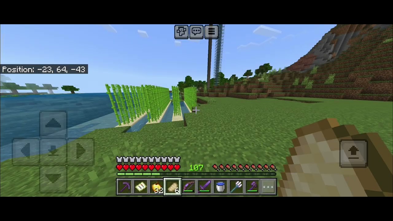 minecraft day 3 of minecraft survival series || minecraft pocket ...