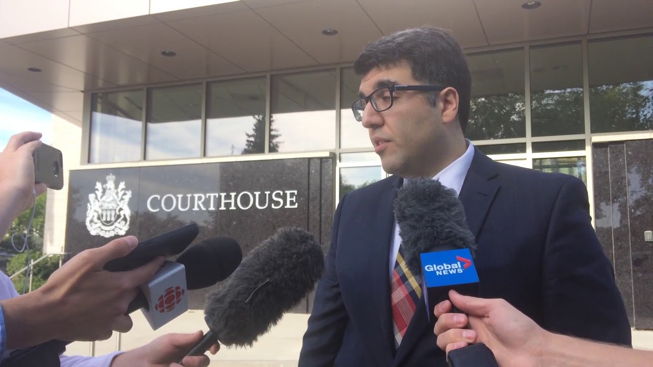 Crown Prosecutor Pouria Tabrizi-Reardigan speaks following court - Sept ...