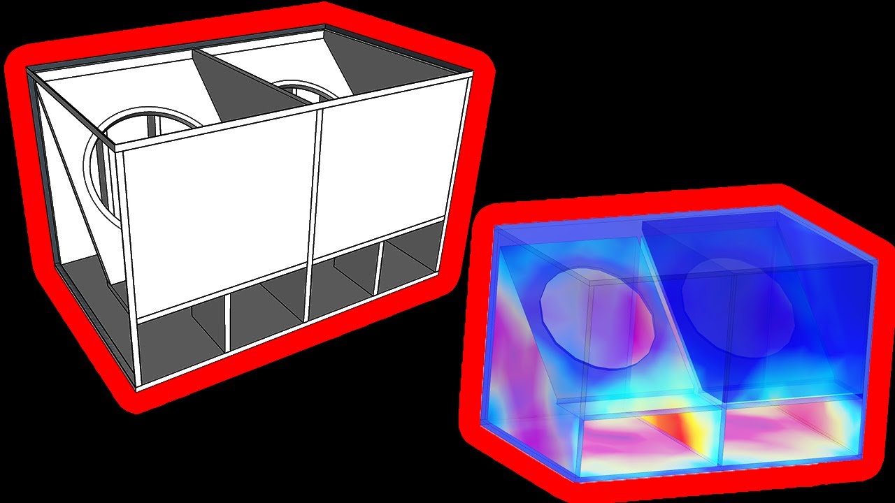 [PLAN] 18" Double Bandpass 4th ORDER SUBWOOFER - YouTube