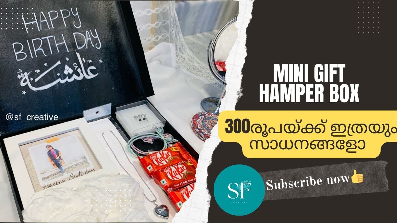 Budget Friendly Mini Gift Hamper Box | choclates|Mini Frames ...