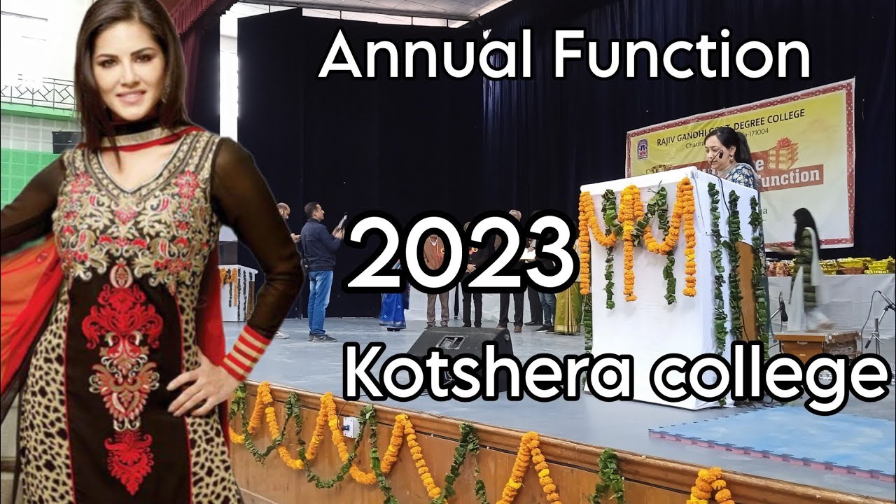 Shimla Kotshera college Annual Function 2023 Himachali nati Dance ft ...