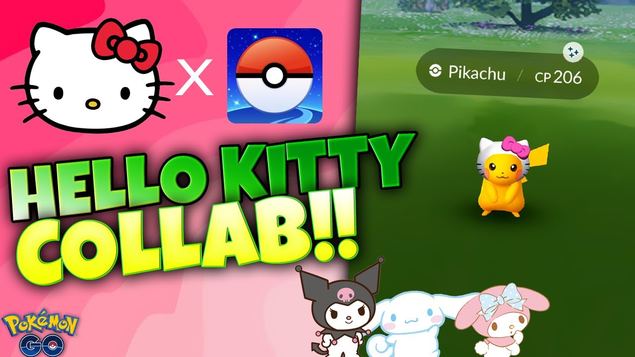 A SUPRISE COLLAB!! HELLO KITTY x POKÉMON GO!! (April Fools) - YouTube