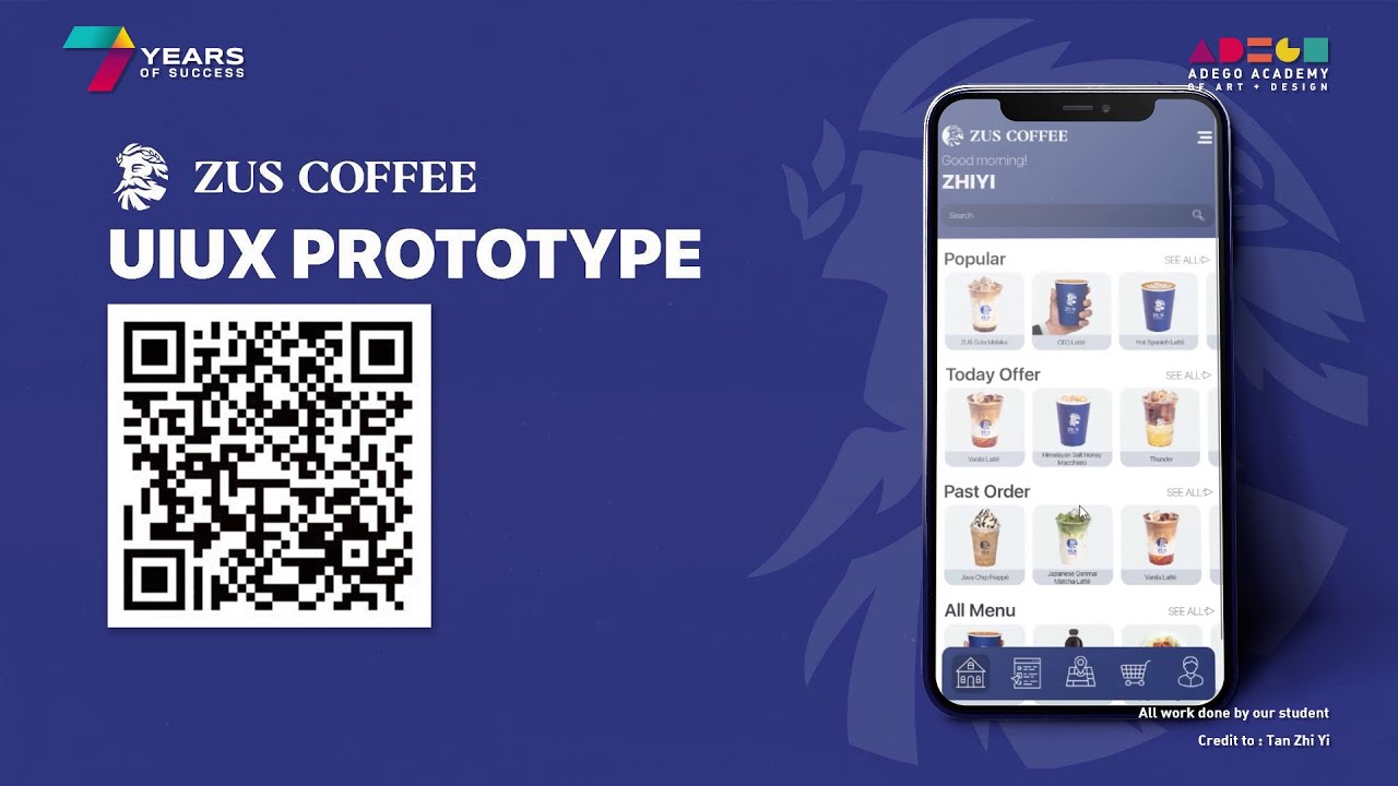 (UIUX) Zus Coffee App Redesign | GRAPHIC DESIGN Y1S3 by our student Tan ...