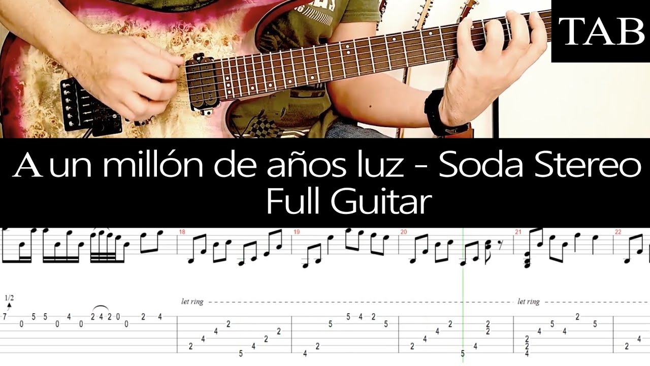 A UN MILLÓN DE AÑOS LUZ - Soda Stereo (Gustavo Cerati): FULL cover ...