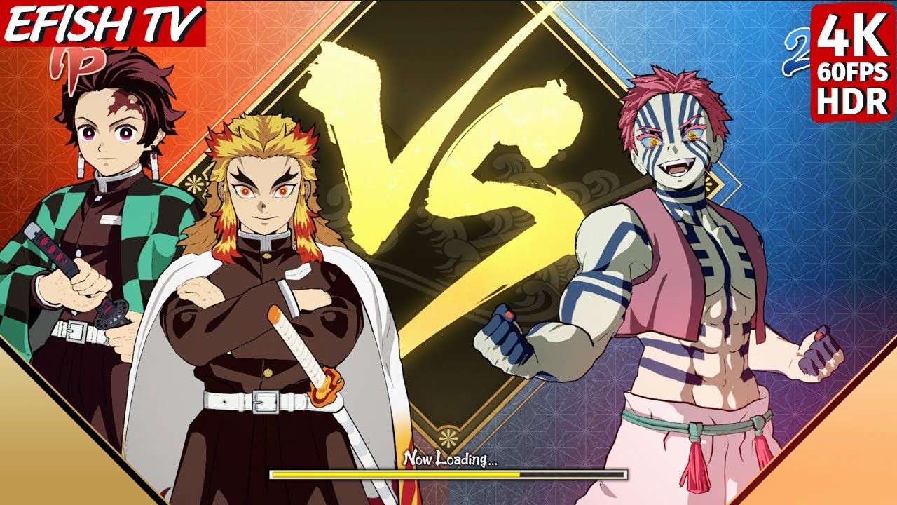 Kyojuro Rengoku vs Upper Rank 3 Akaza (Hardest AI) - Demon Slayer ...