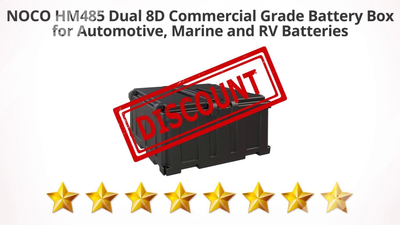 NOCO HM485 Dual 8D Commercial Grade Battery Box for Automotive ...