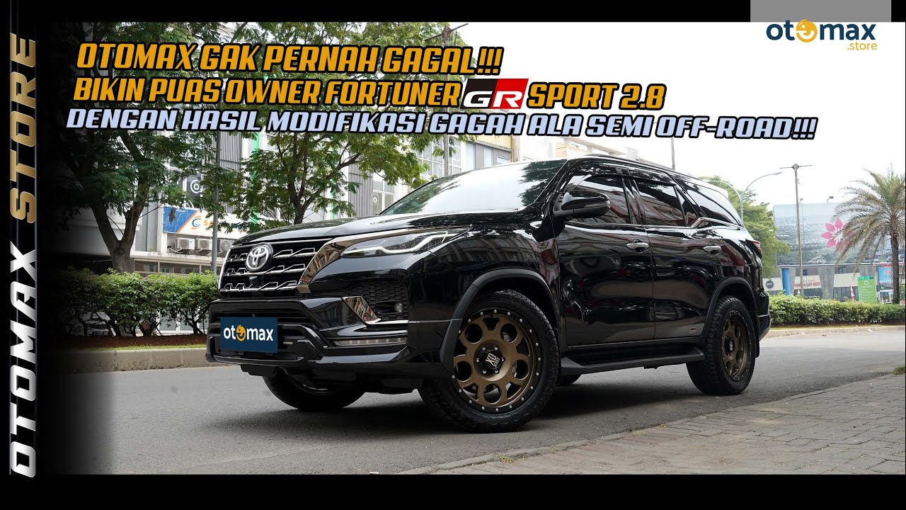 MODIFIKASI TOYOTA FORTUNER 2.8 GR SPORT, Tampil Gagah Ala Semi Offroad ...