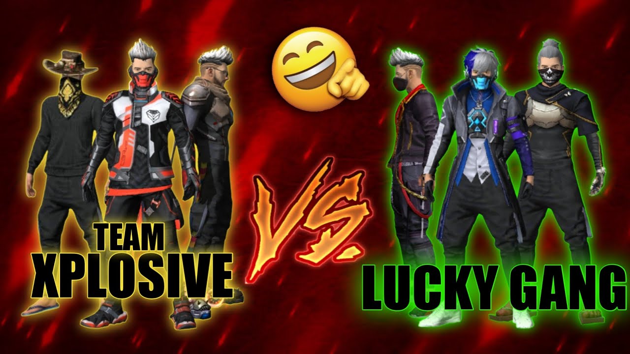 Garena Free fire||Guild War||Team Xplosive Vs Lucky Gang||Challenge ...