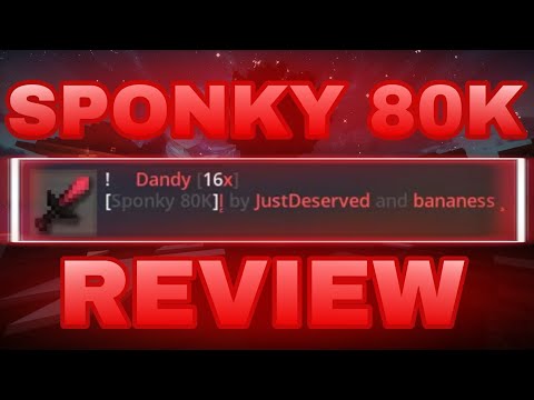 The Best Texture Pack Sponky 100k Dandy 16x! Review - YouTube